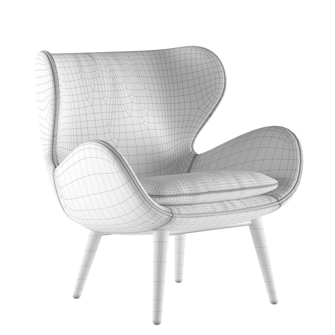 3D Igo Armchair Model - TurboSquid 2333674