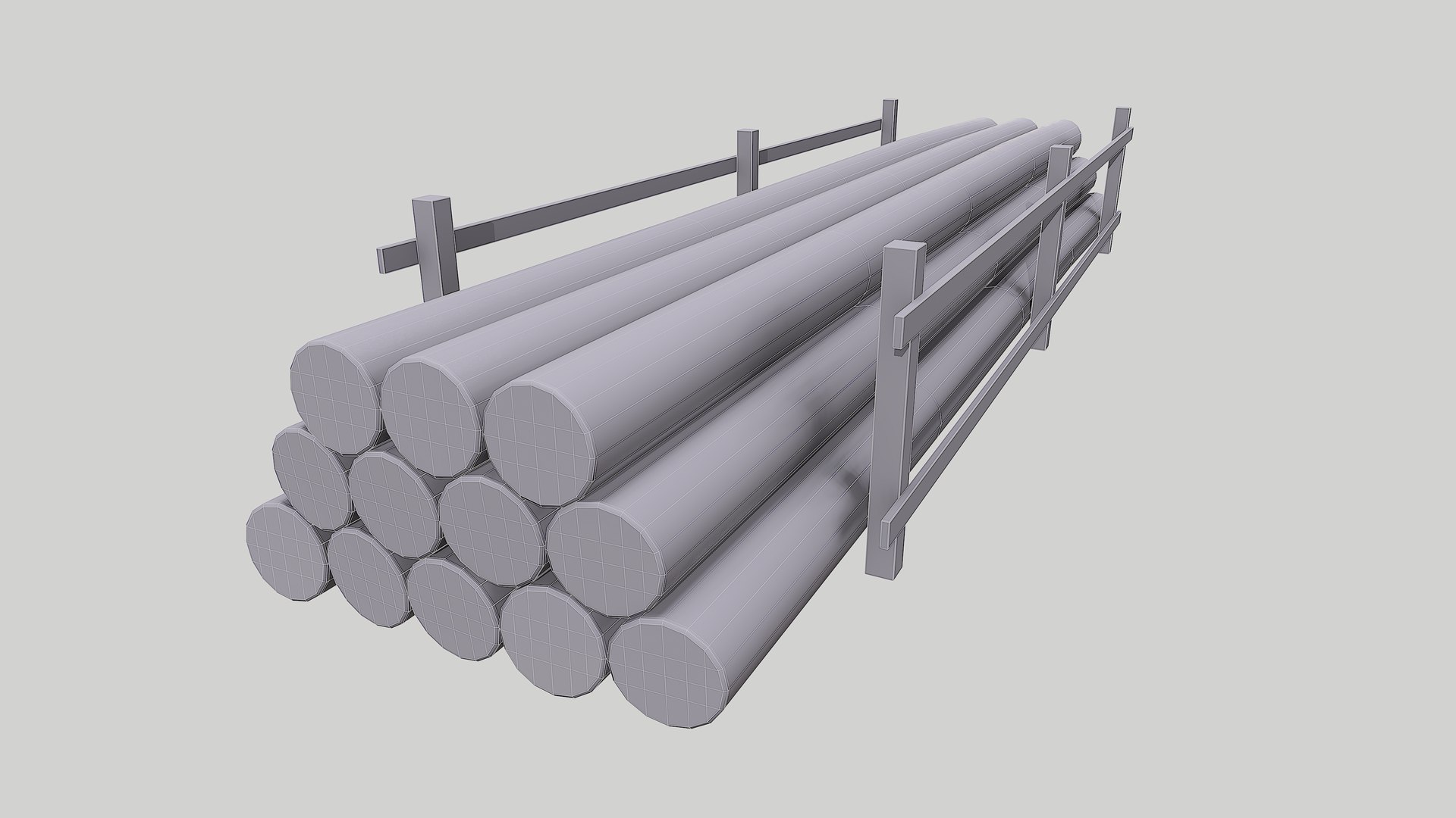 3D Model Wood Logs V1 With PBR 4K 8K - TurboSquid 1730506