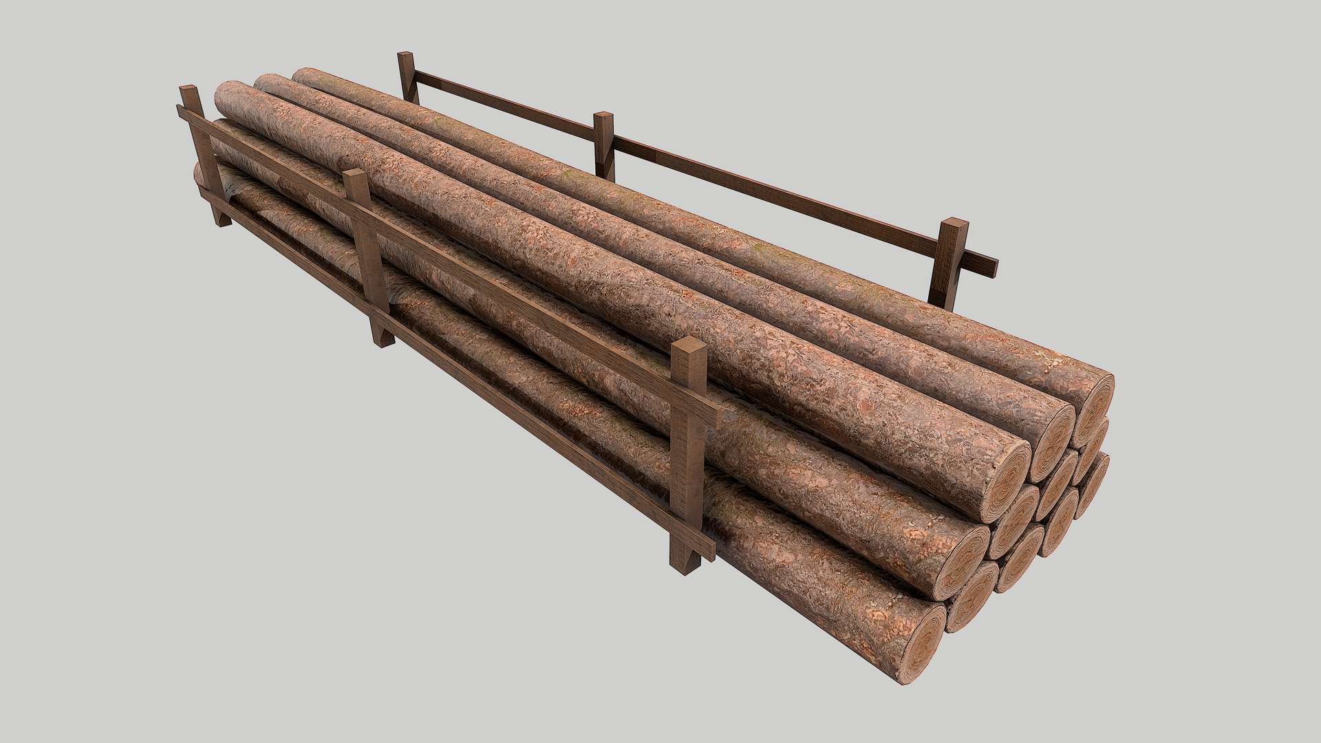 3D model Wood Logs v1 with PBR 4K 8K - TurboSquid 1730506