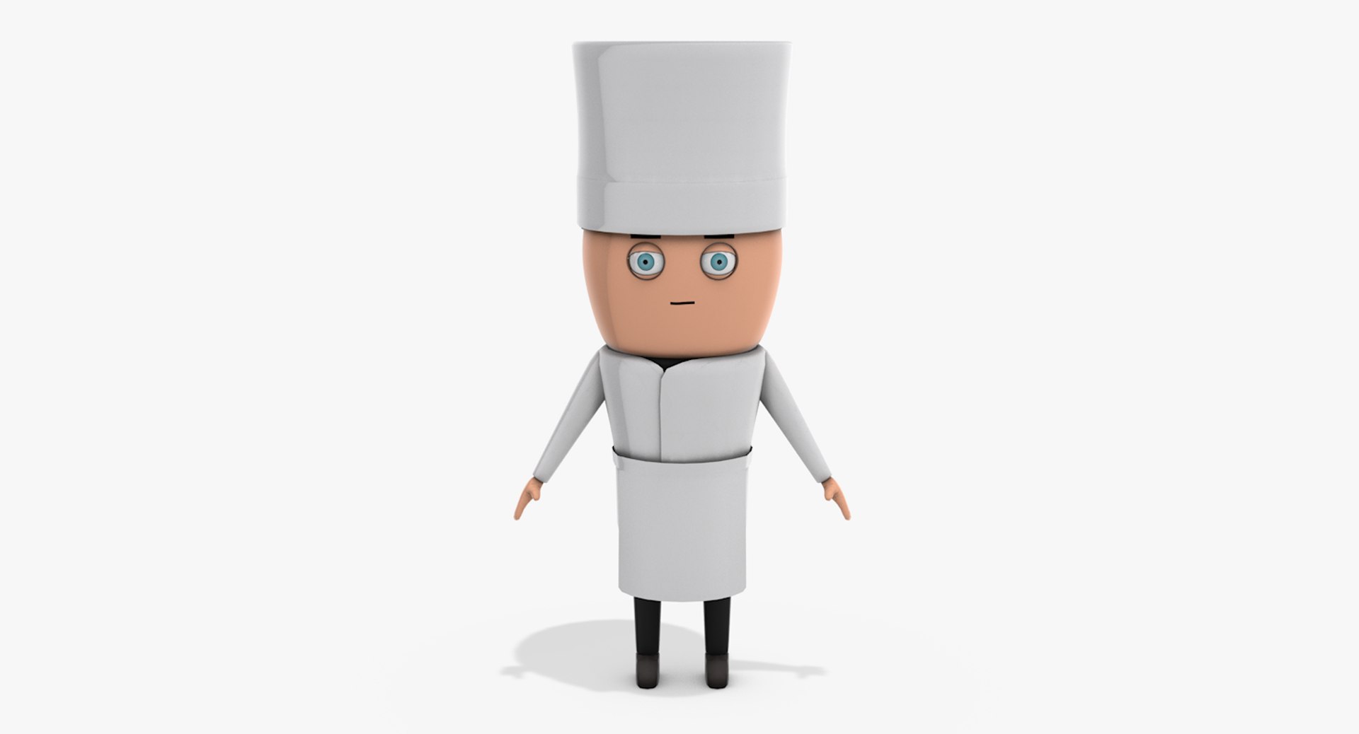 Cartoon Chef 3D Model - TurboSquid 1154733