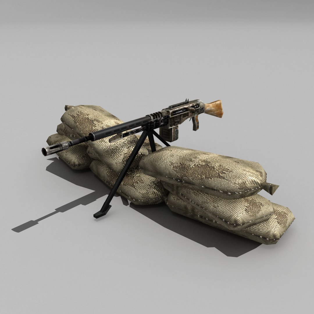 3d model of military outpost