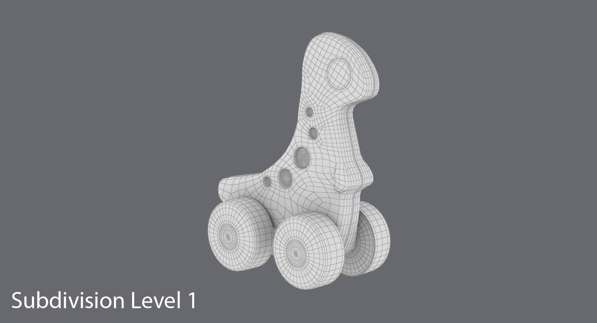 3d baby-push-and-pull-animals---brontosaurus model