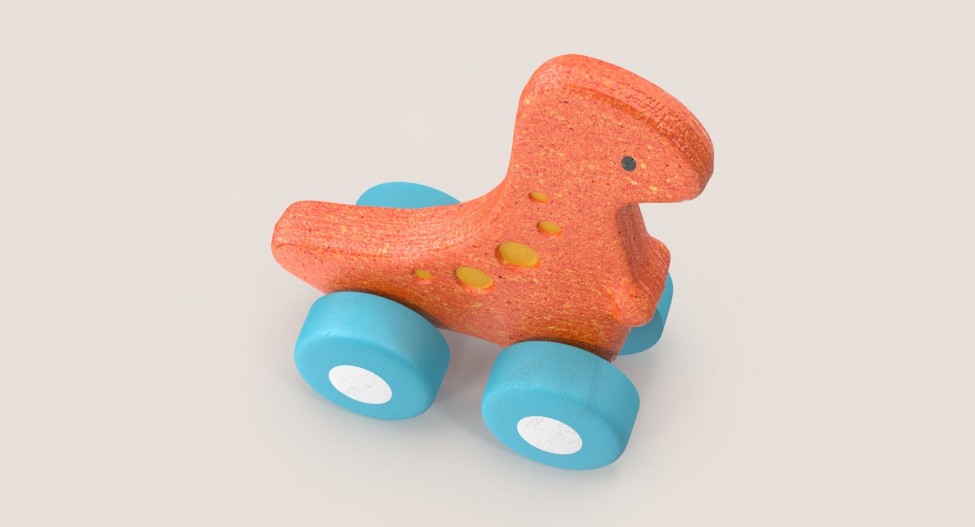 3d baby-push-and-pull-animals---brontosaurus model