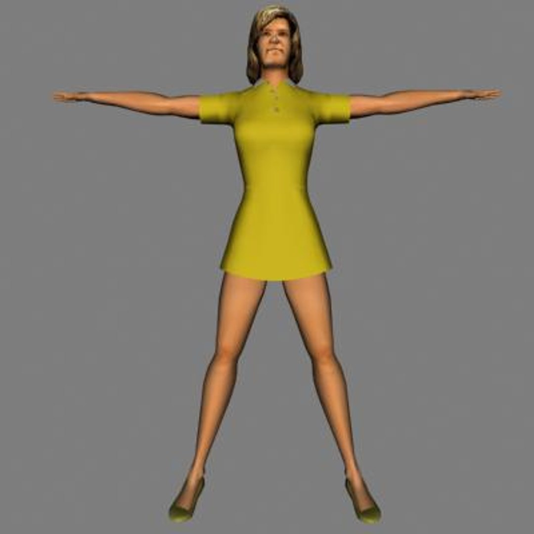 Human Woman Female 3d Model