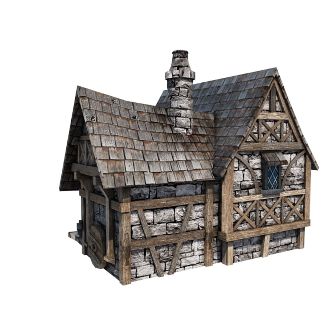 Medieval Blacksmith S Forge 3d Model
