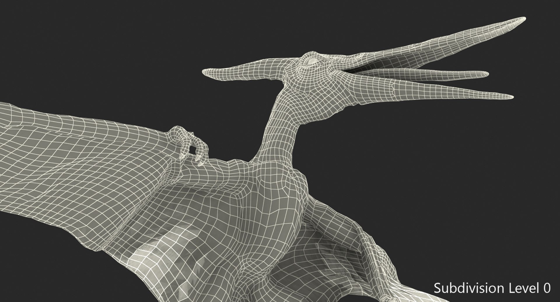 3D Pteranodon Flying Carnivorous Reptile Model - TurboSquid 1386527