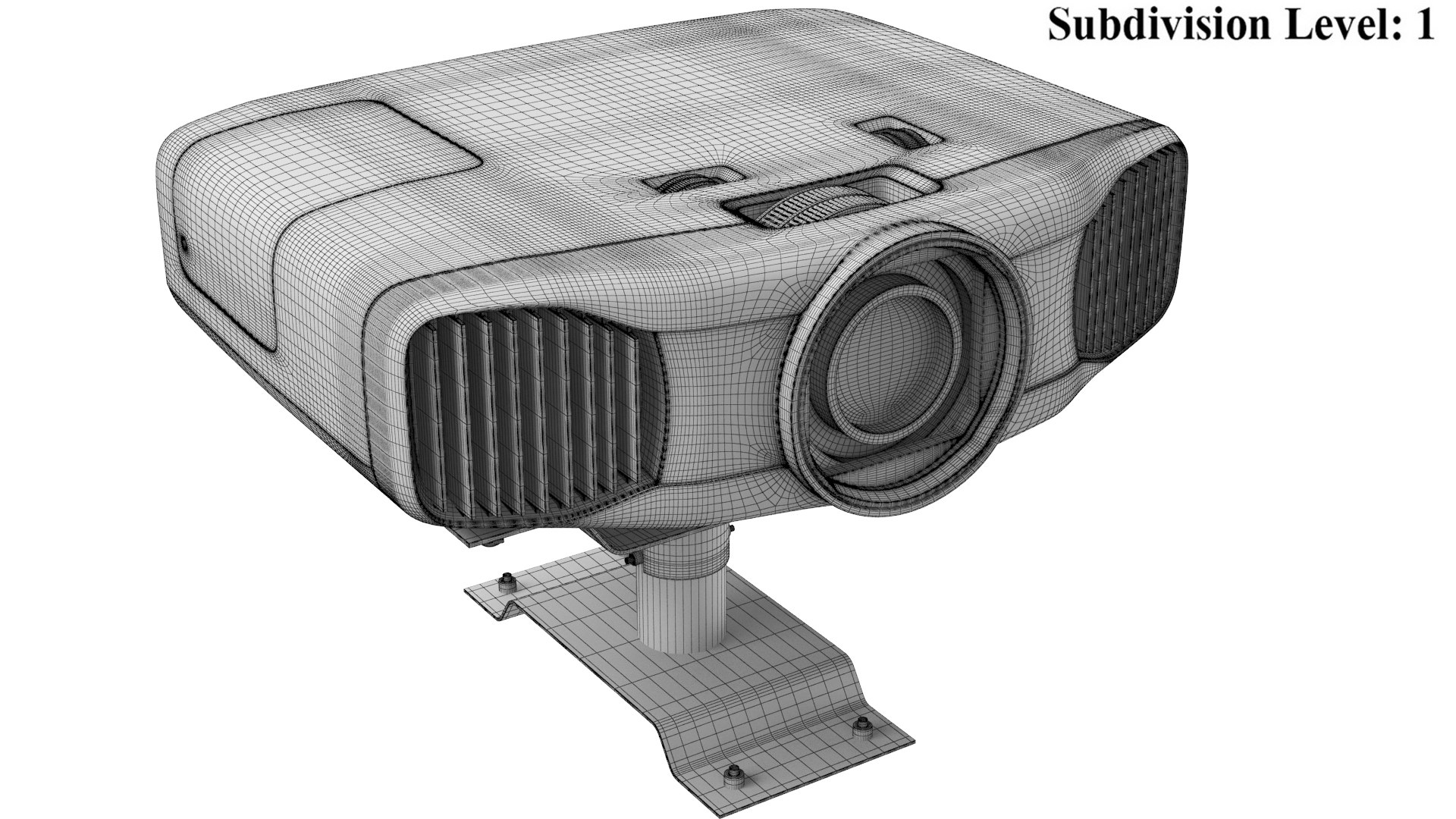 Real classroom projector desk 3D - TurboSquid 1666430