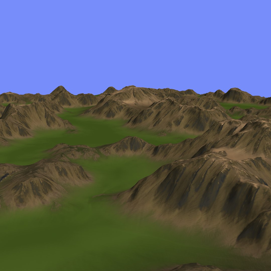 Heightmap 3d Model