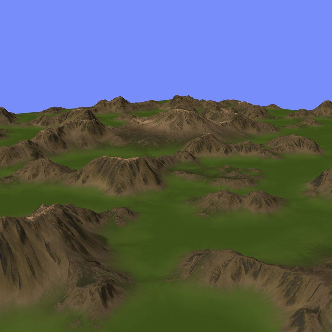Heightmap 3d Model