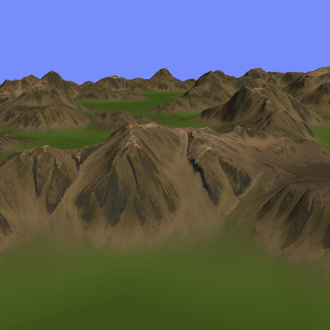Heightmap 3d Model