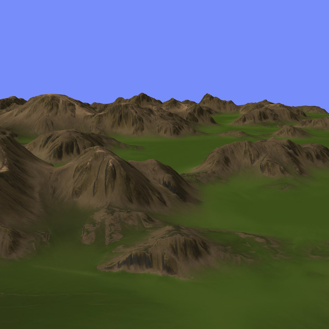 Heightmap 3d Model