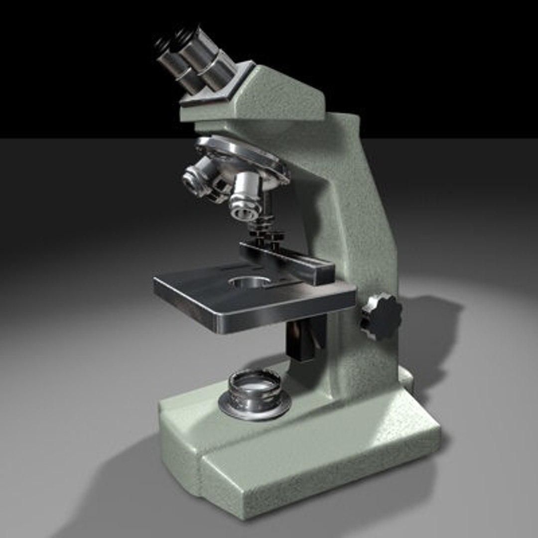 Microscope Bunsen Burner 3d Model