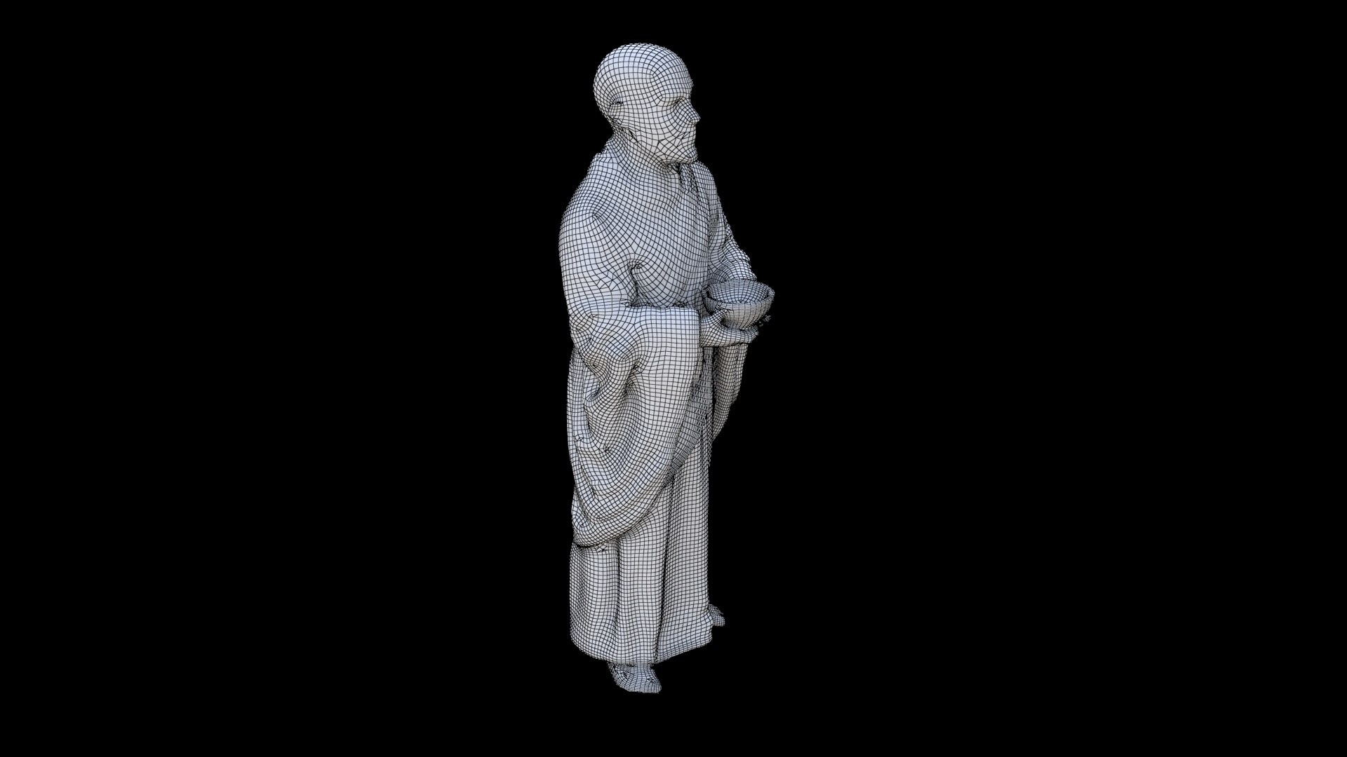 3D Monk 3 - TurboSquid 2337550