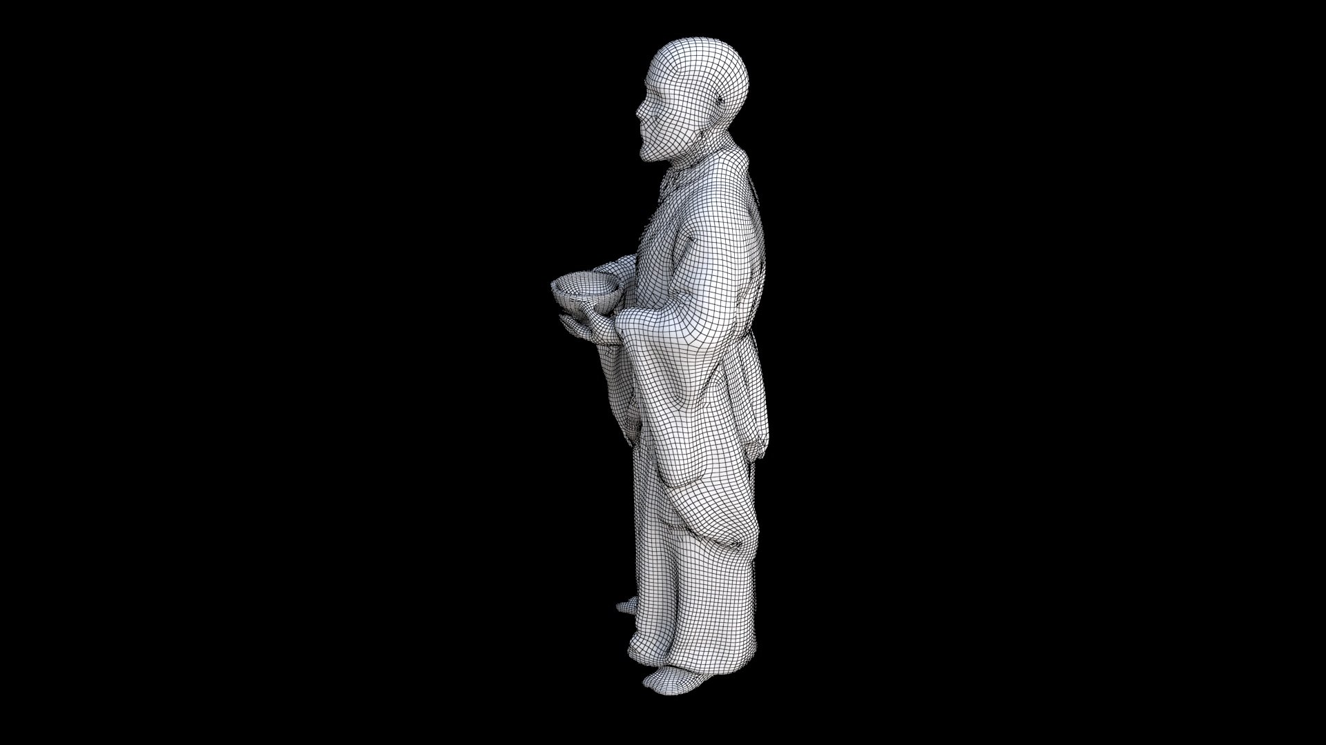 3D Monk 3 - TurboSquid 2337550