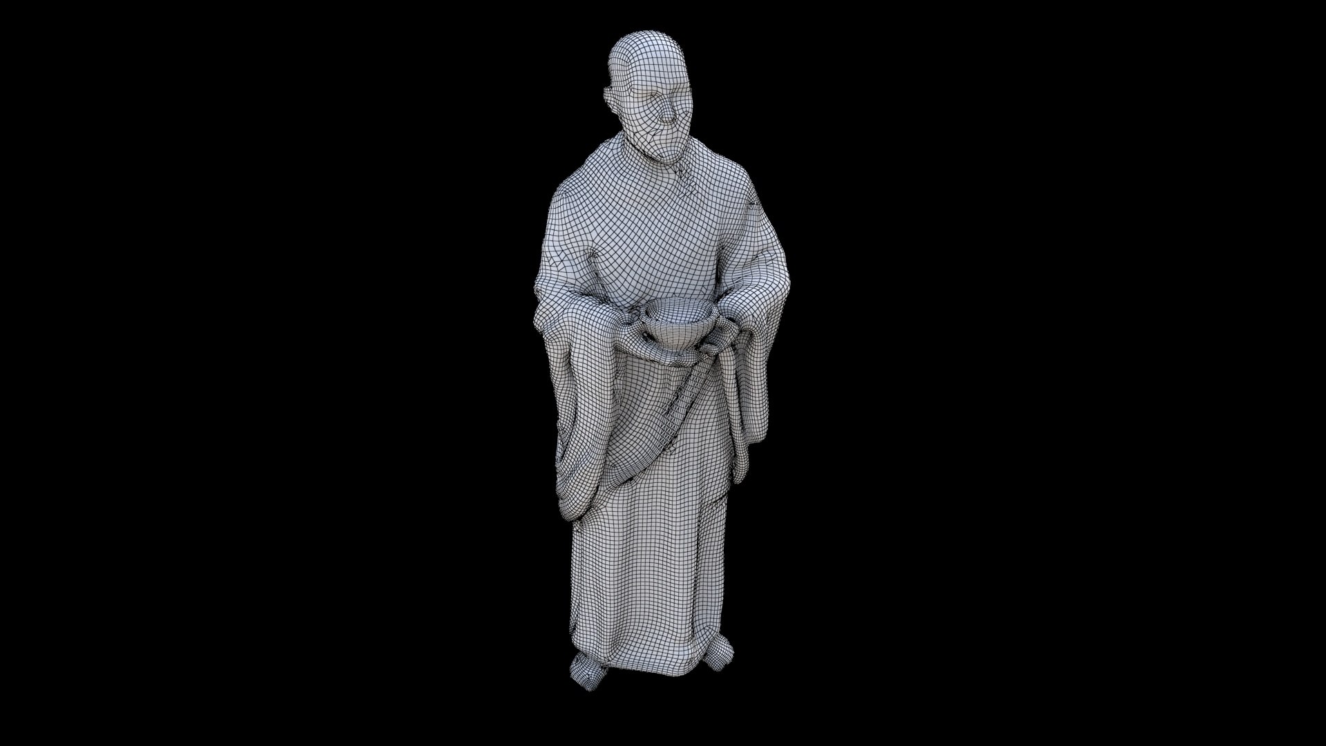 3D Monk 3 - TurboSquid 2337550