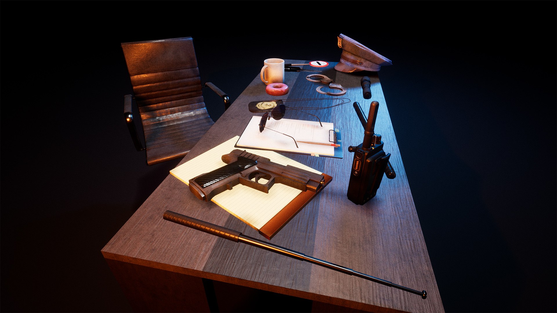 3D Police Props 23 Assets - TurboSquid 1984548