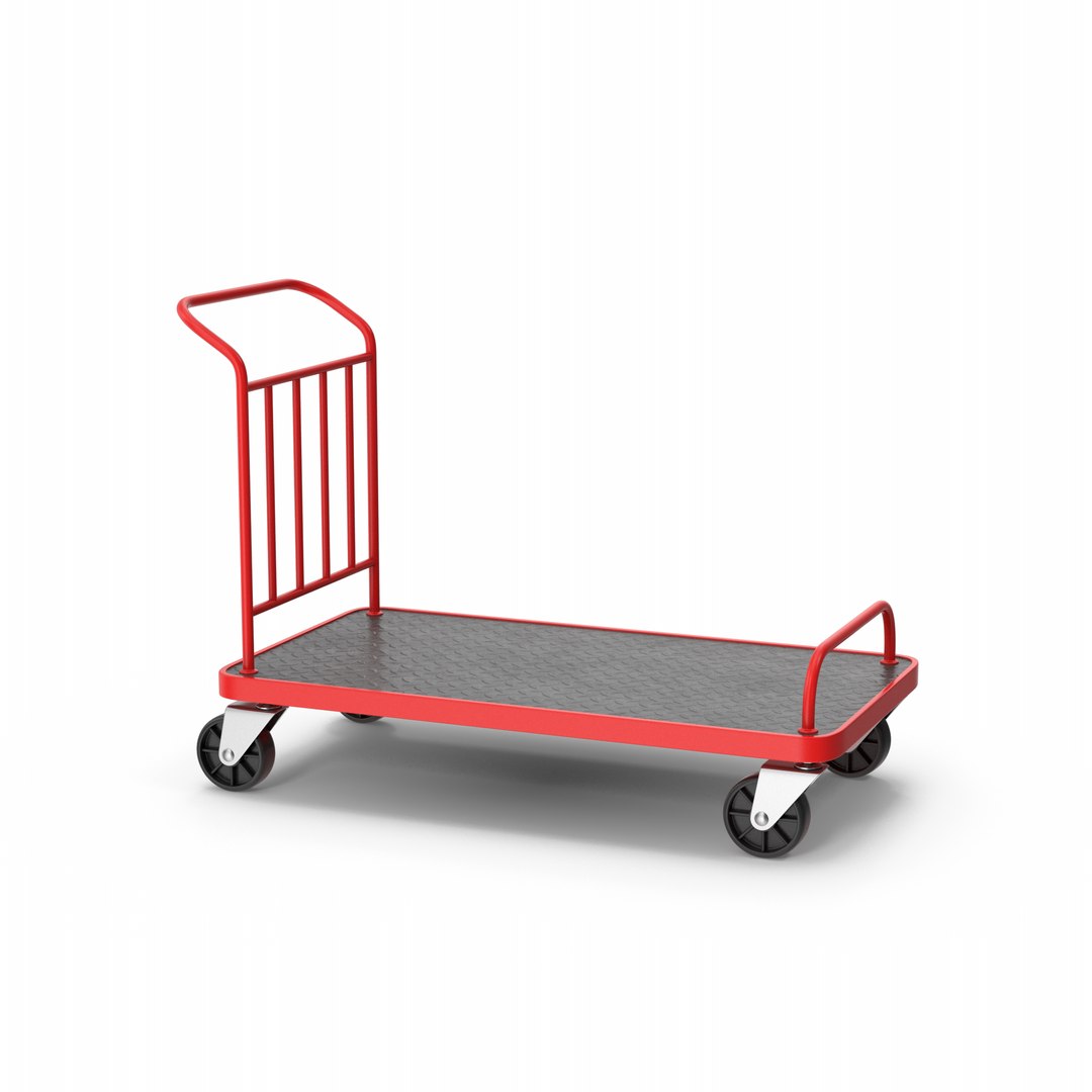 3D Roller Handcart Model - TurboSquid 2184862