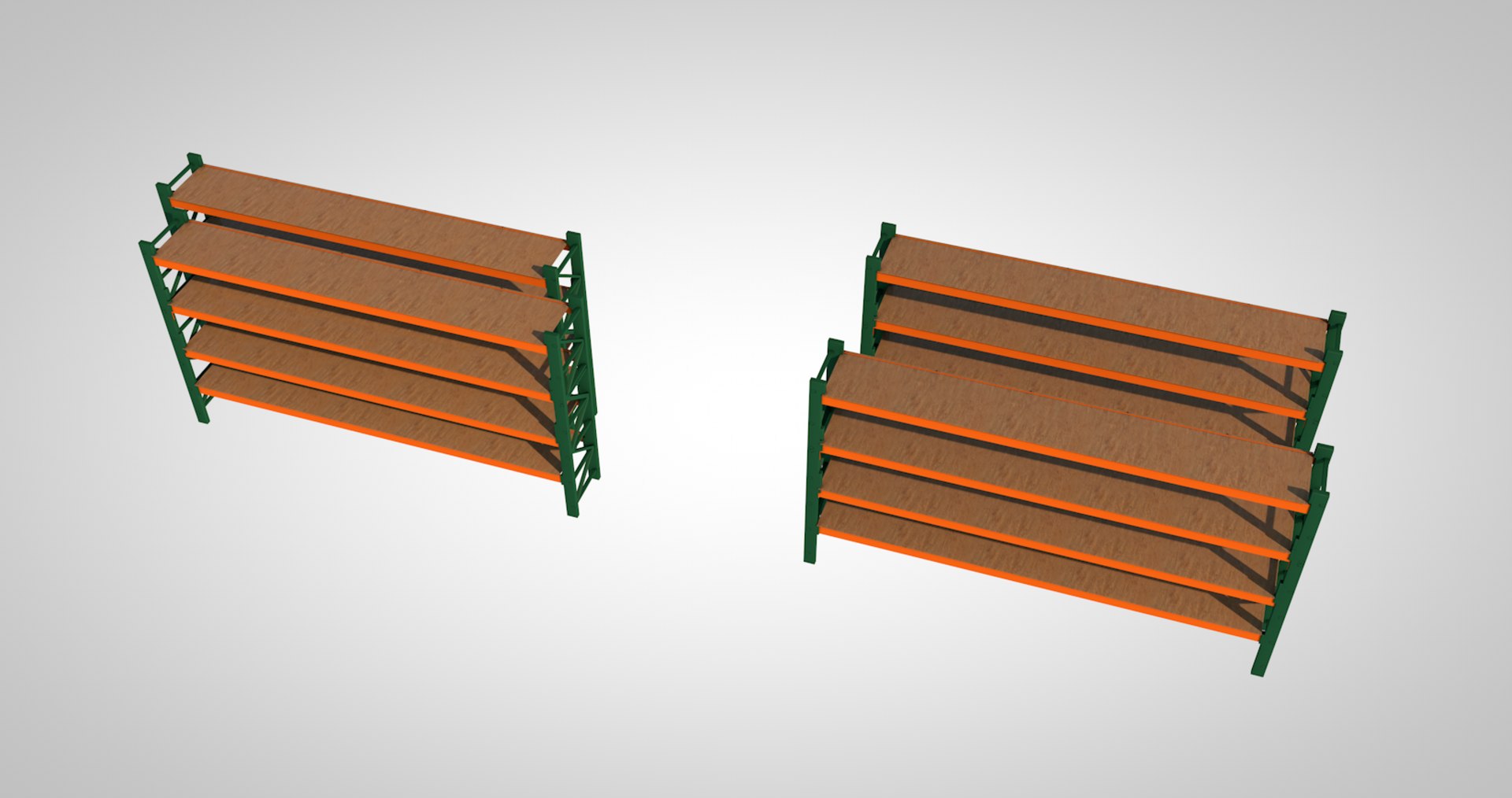 3D Model Pallet Rack - TurboSquid 1441407