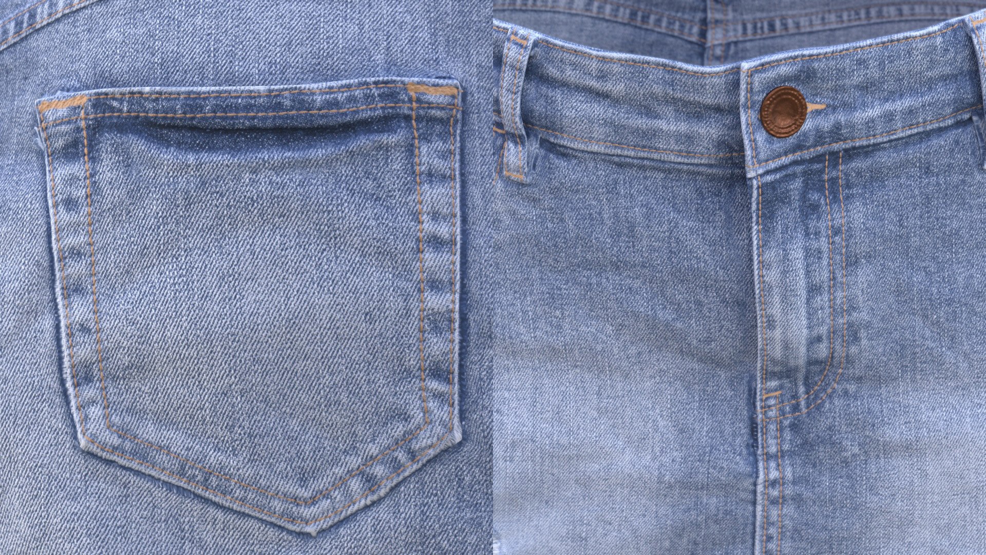 3D Man And Woman In Denim Skirt 87 - TurboSquid 2270924