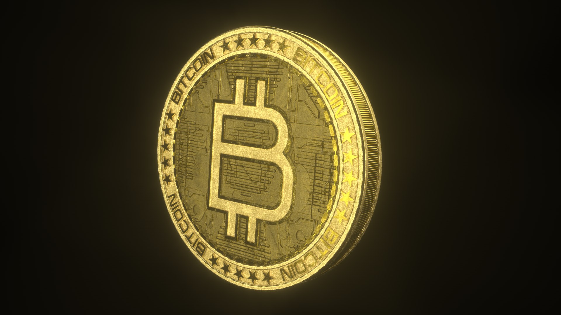 3D Bitcoin - TurboSquid 1913363