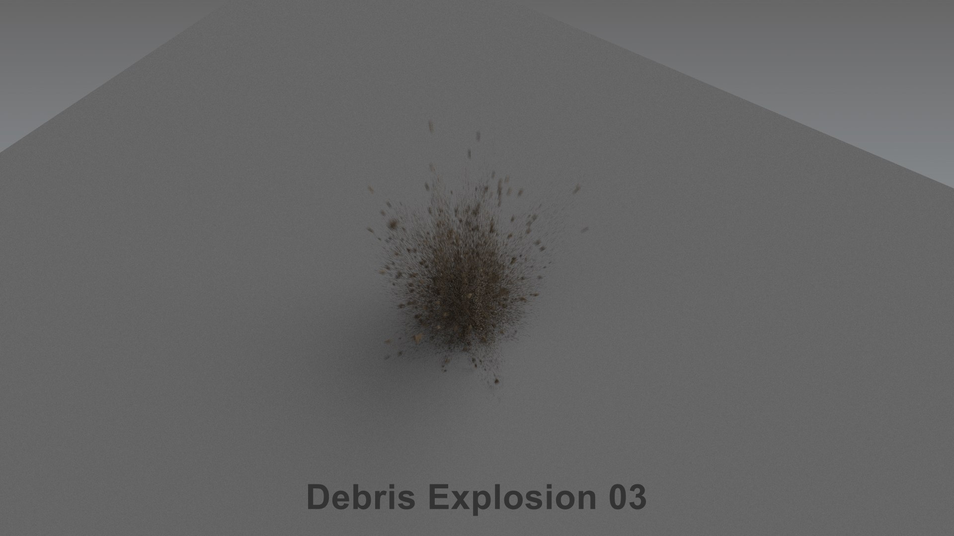 Debris Explosion 03 - ABC 3D Model - TurboSquid 1816138