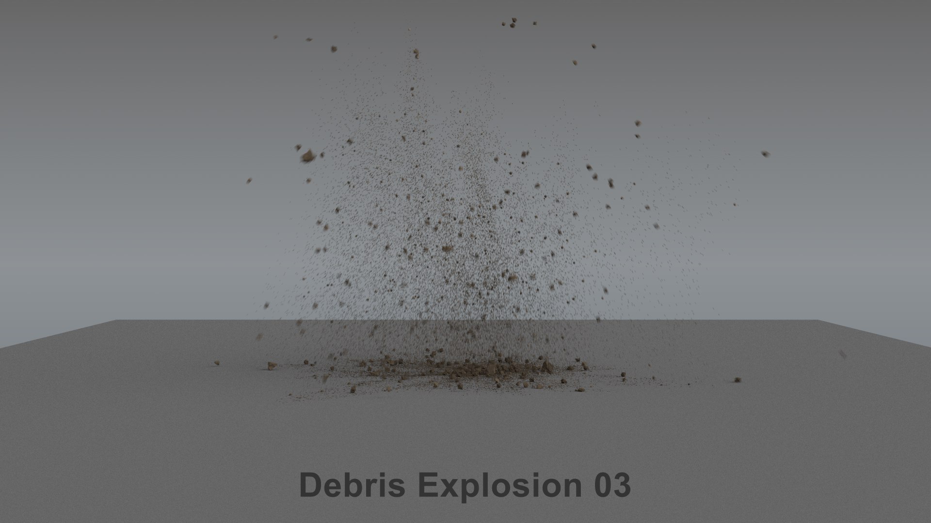 Debris Explosion 03 - ABC 3D Model - TurboSquid 1816138
