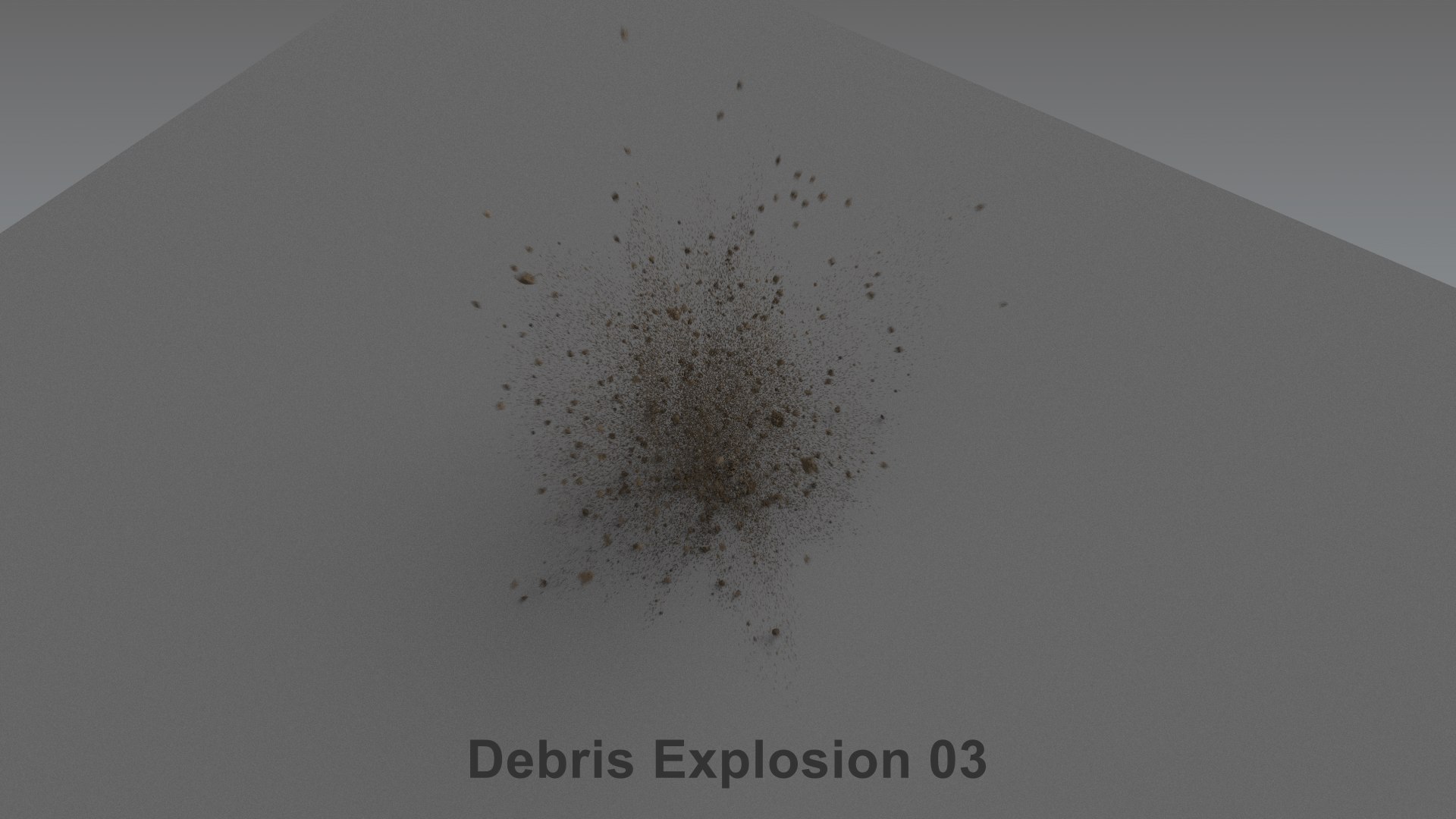 Debris Explosion 03 - ABC 3D Model - TurboSquid 1816138