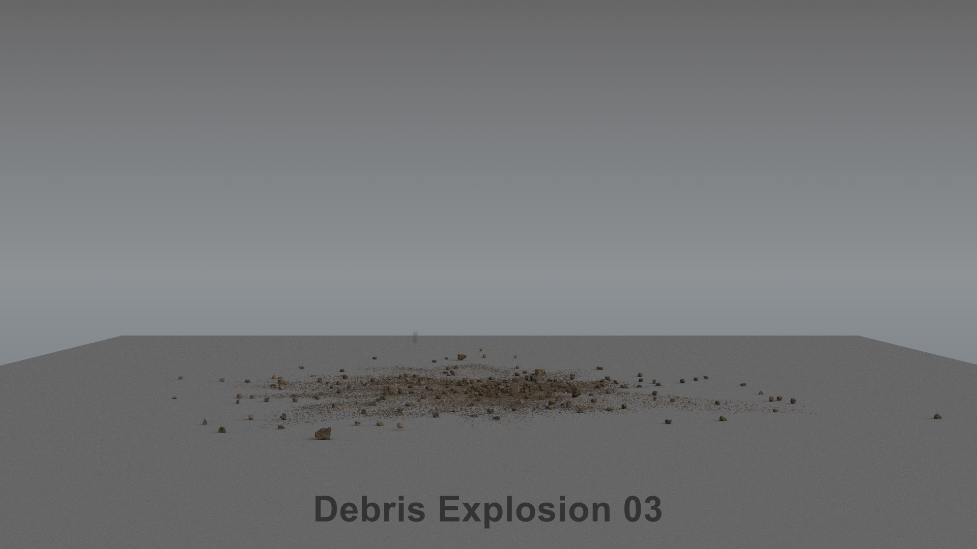Debris Explosion 03 - ABC 3D Model - TurboSquid 1816138