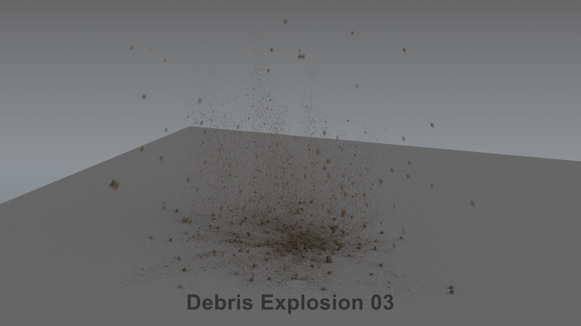 Debris Explosion 03 - ABC 3D Model - TurboSquid 1816138