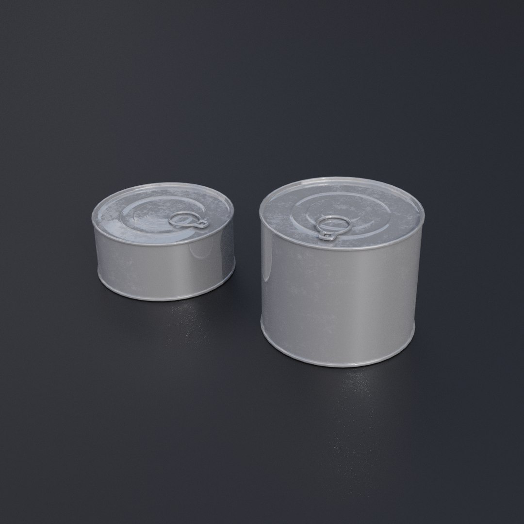 Cans Food Container 3D Model - TurboSquid 2284951