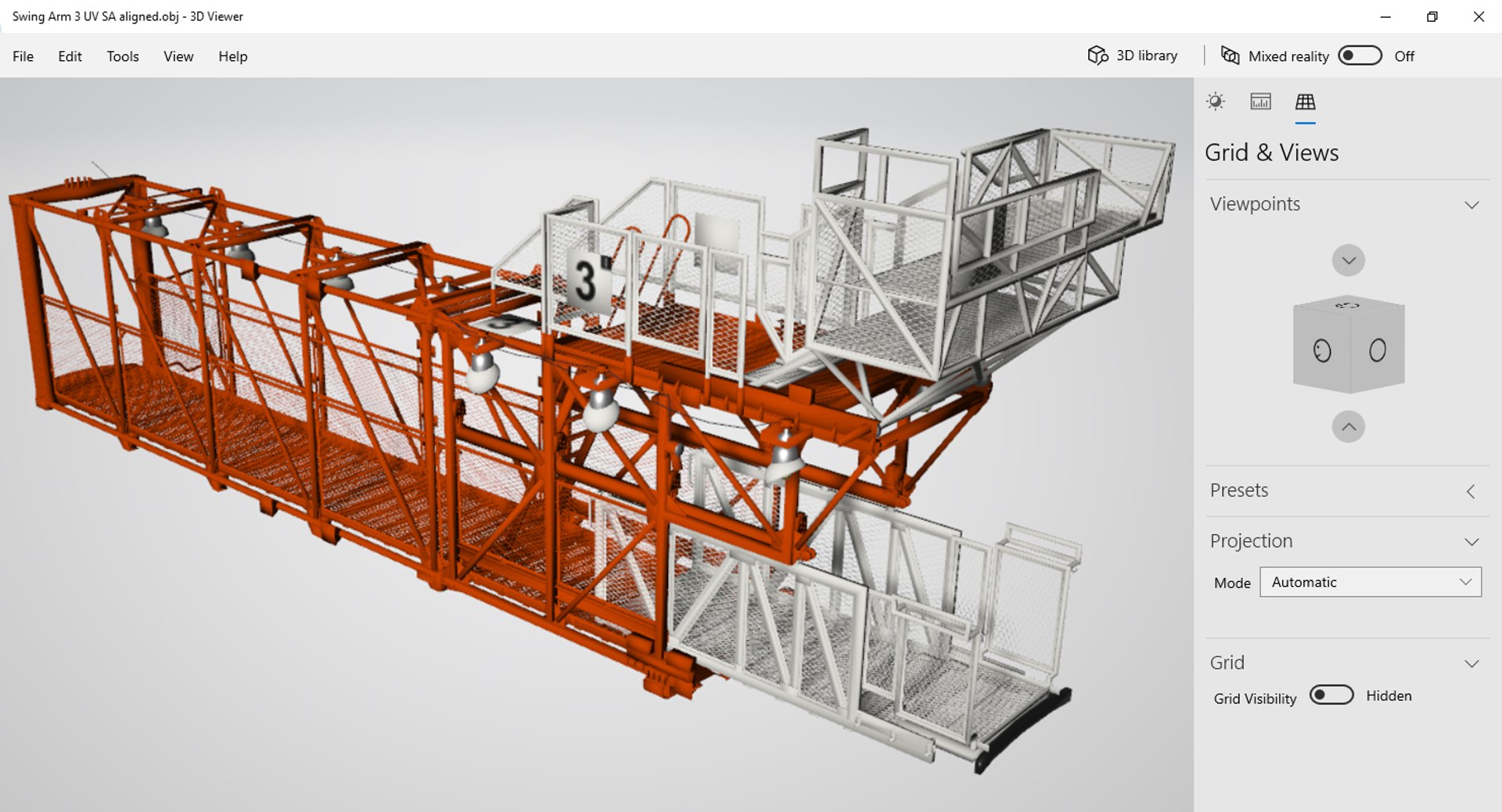 3D Swing Arm 3 Apollo - TurboSquid 1394618