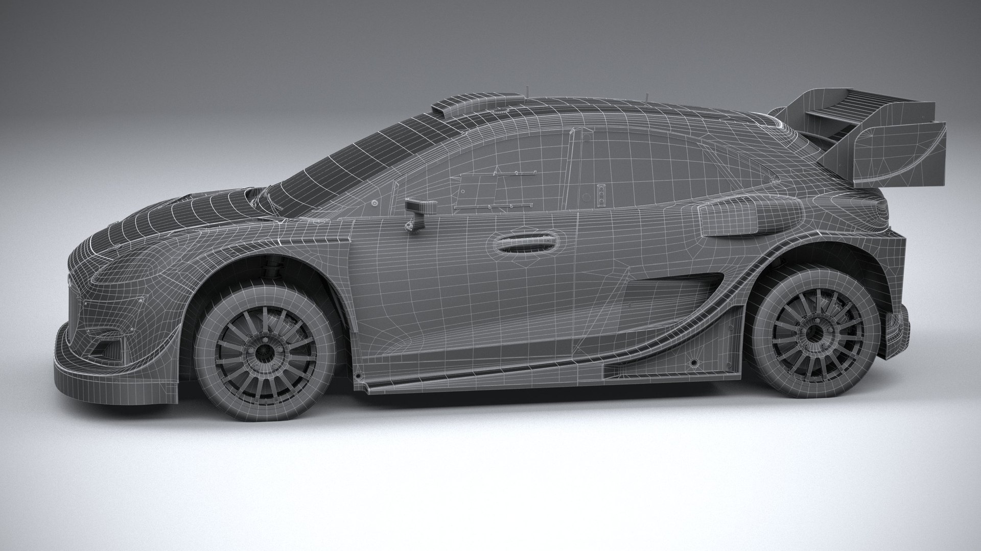 3D Ford Puma M-Sport Hybrid Rally1 2022 lowpoly - TurboSquid 1926404
