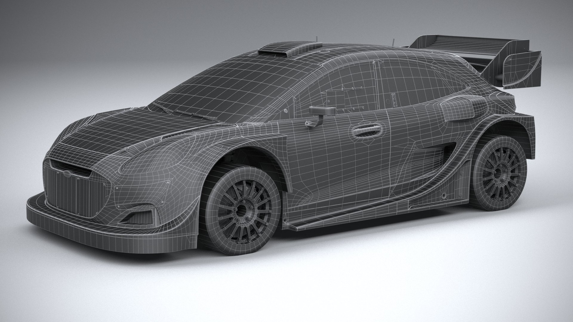 3D Ford Puma M-Sport Hybrid Rally1 2022 lowpoly - TurboSquid 1926404