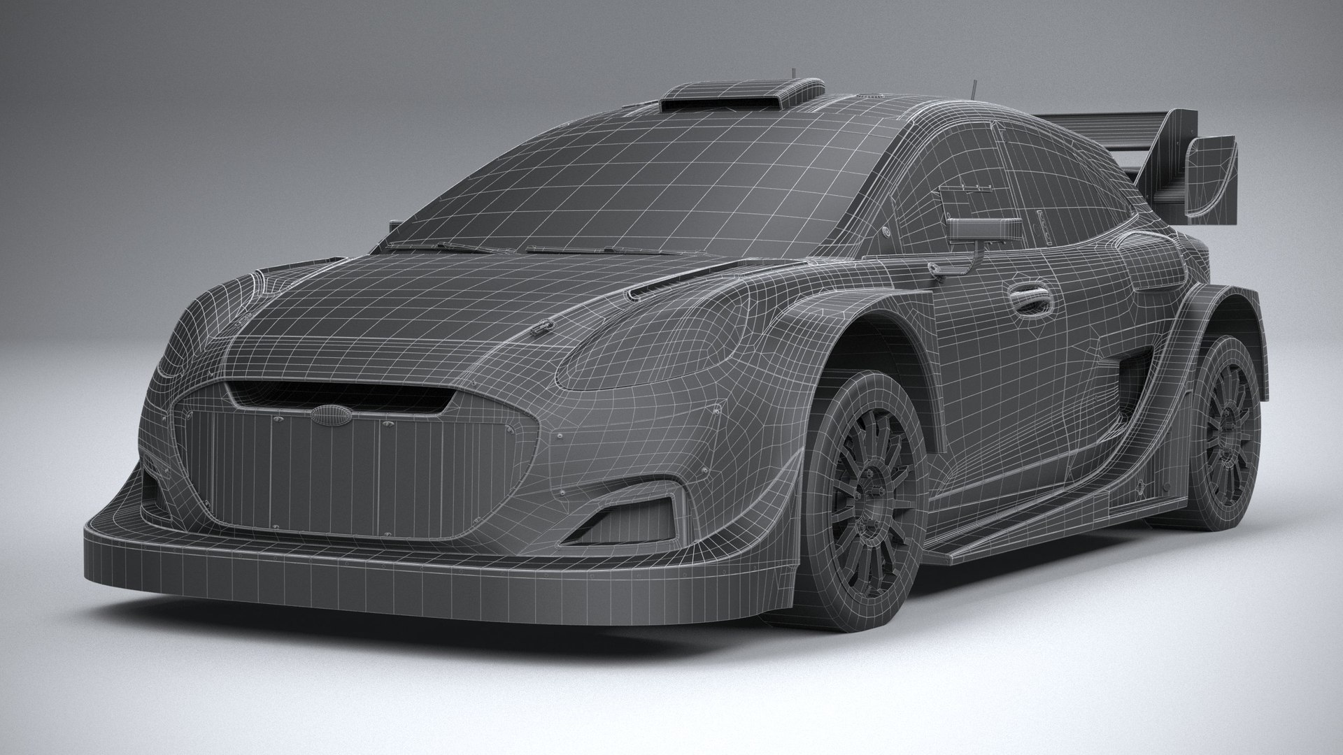 3D Ford Puma M-Sport Hybrid Rally1 2022 lowpoly - TurboSquid 1926404