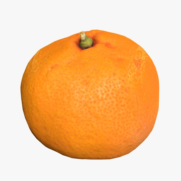 3D Mandarin model - TurboSquid 1842566