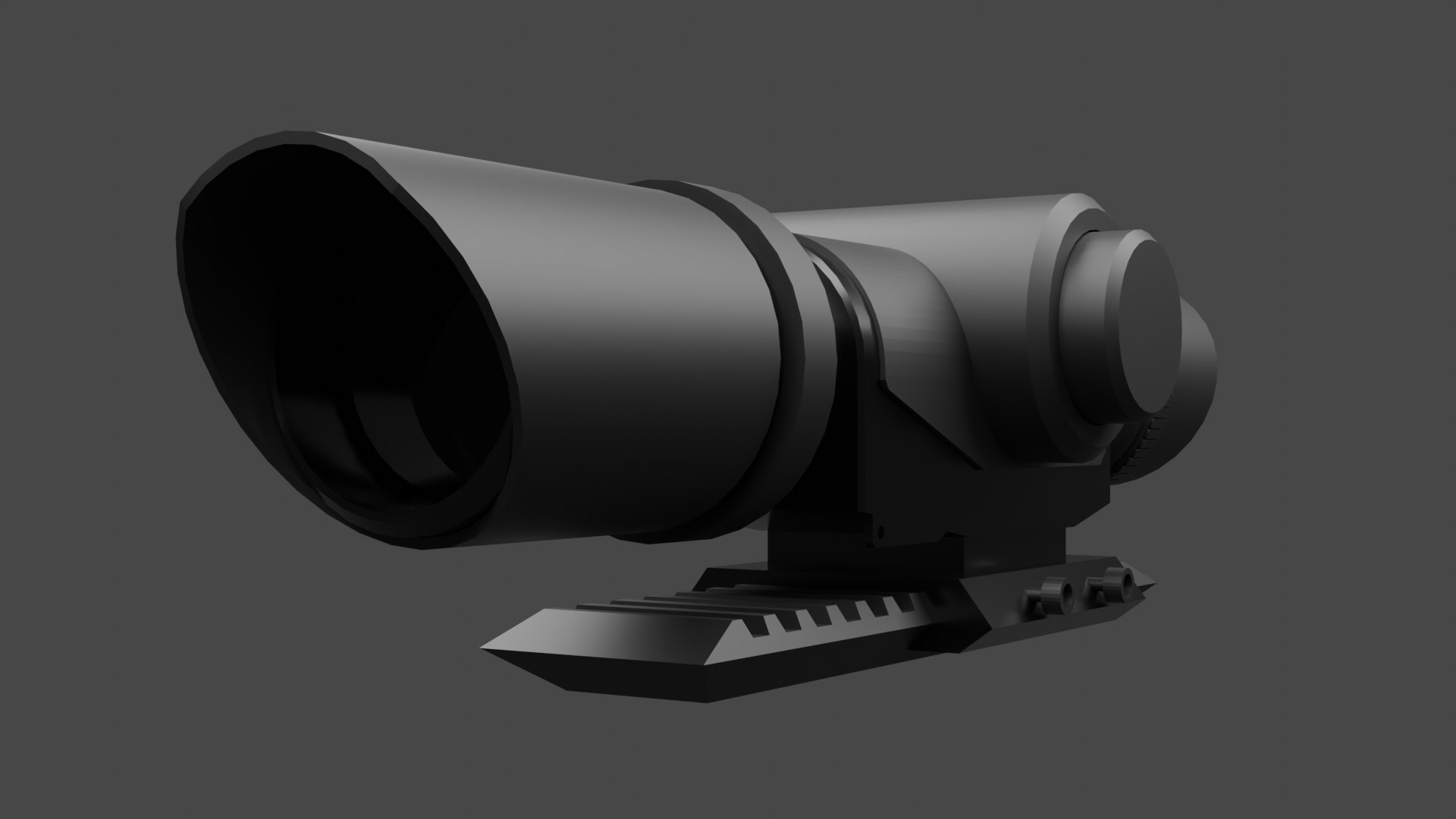 Weapon Scope Model - TurboSquid 2208310