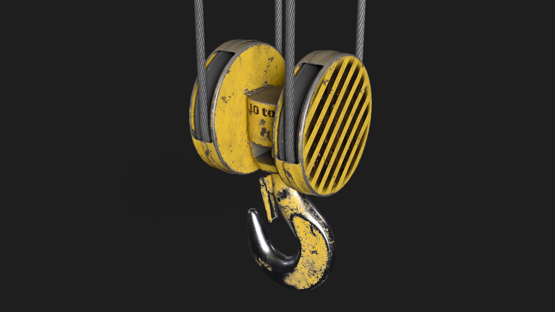 Crane Hook 3D Model - TurboSquid 1986000