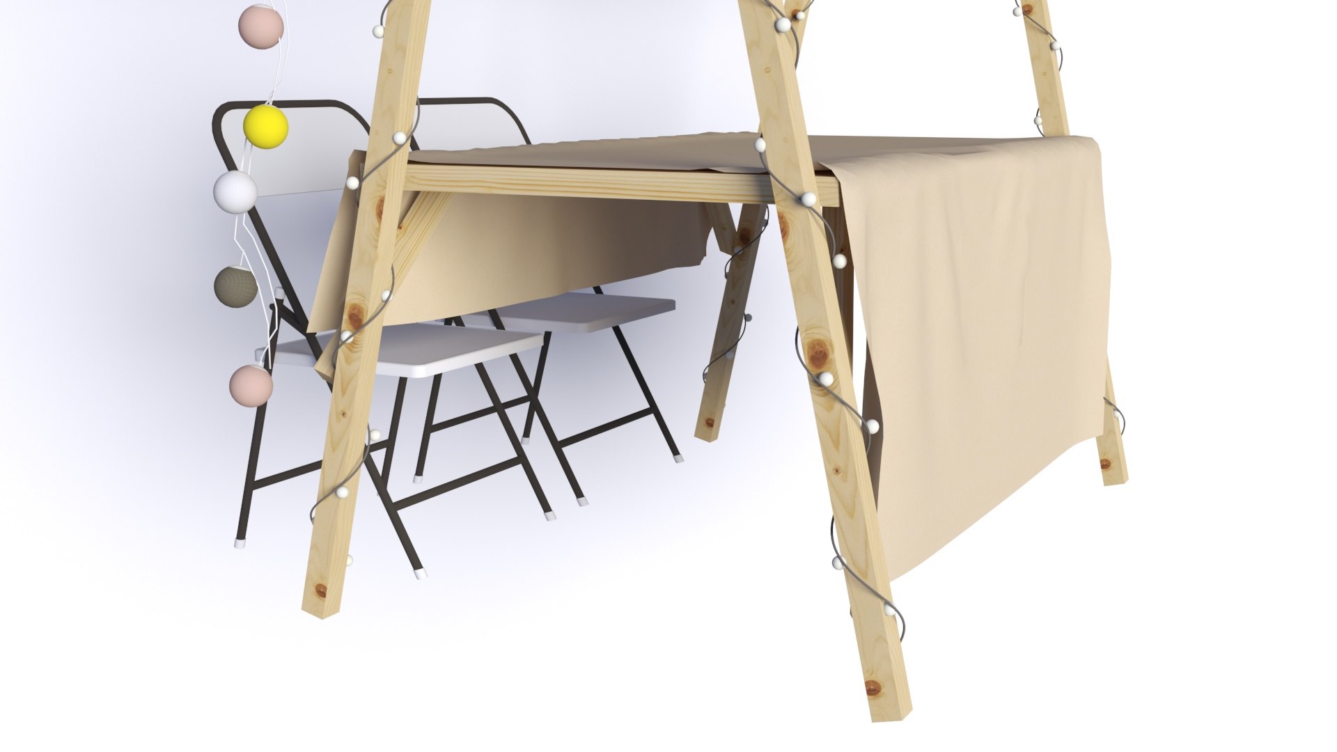 3D Market Vendor Stands Collection 2 Model - TurboSquid 2195703