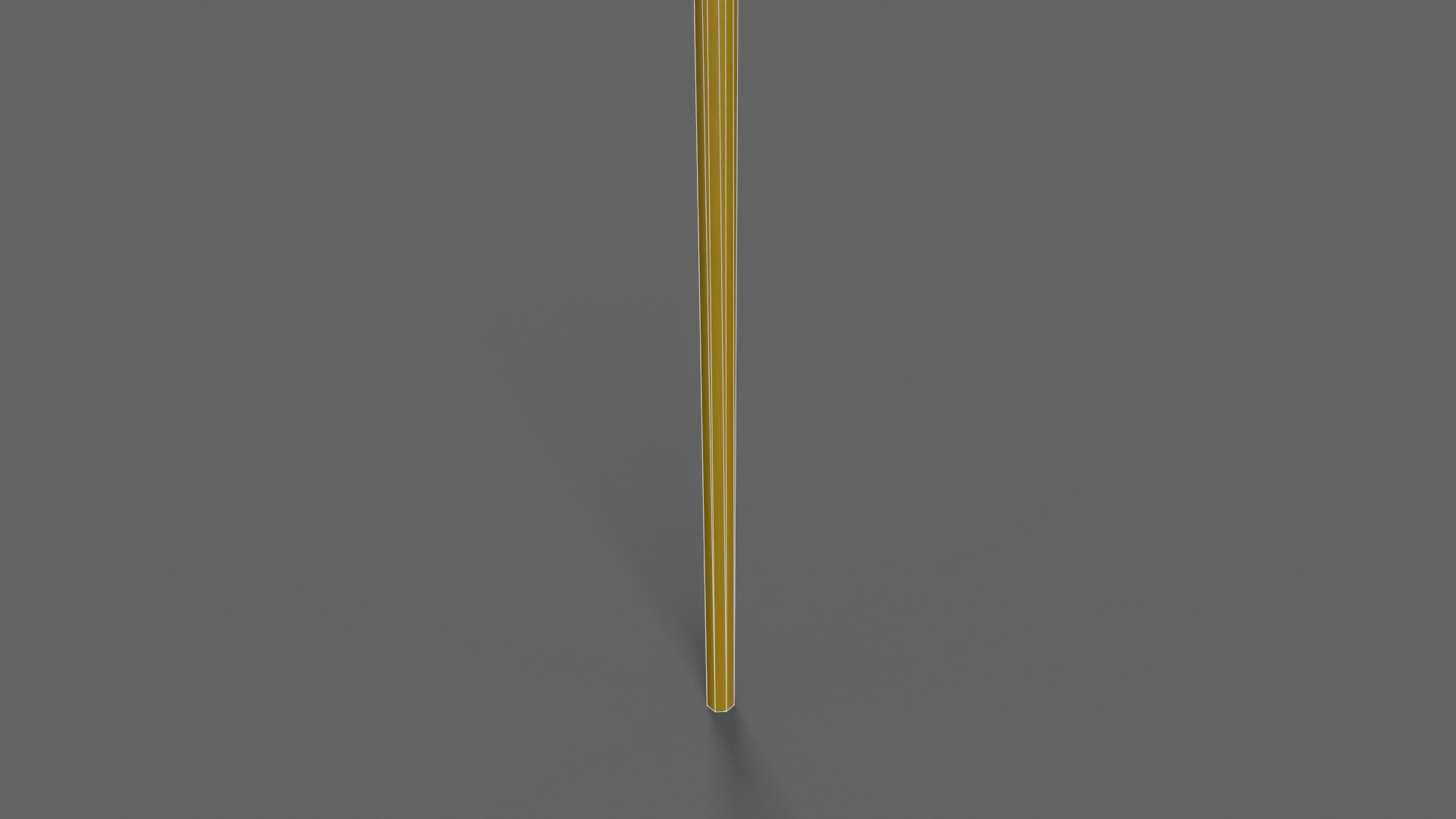 3D PBR Wushu Stick Yellow model - TurboSquid 1941948
