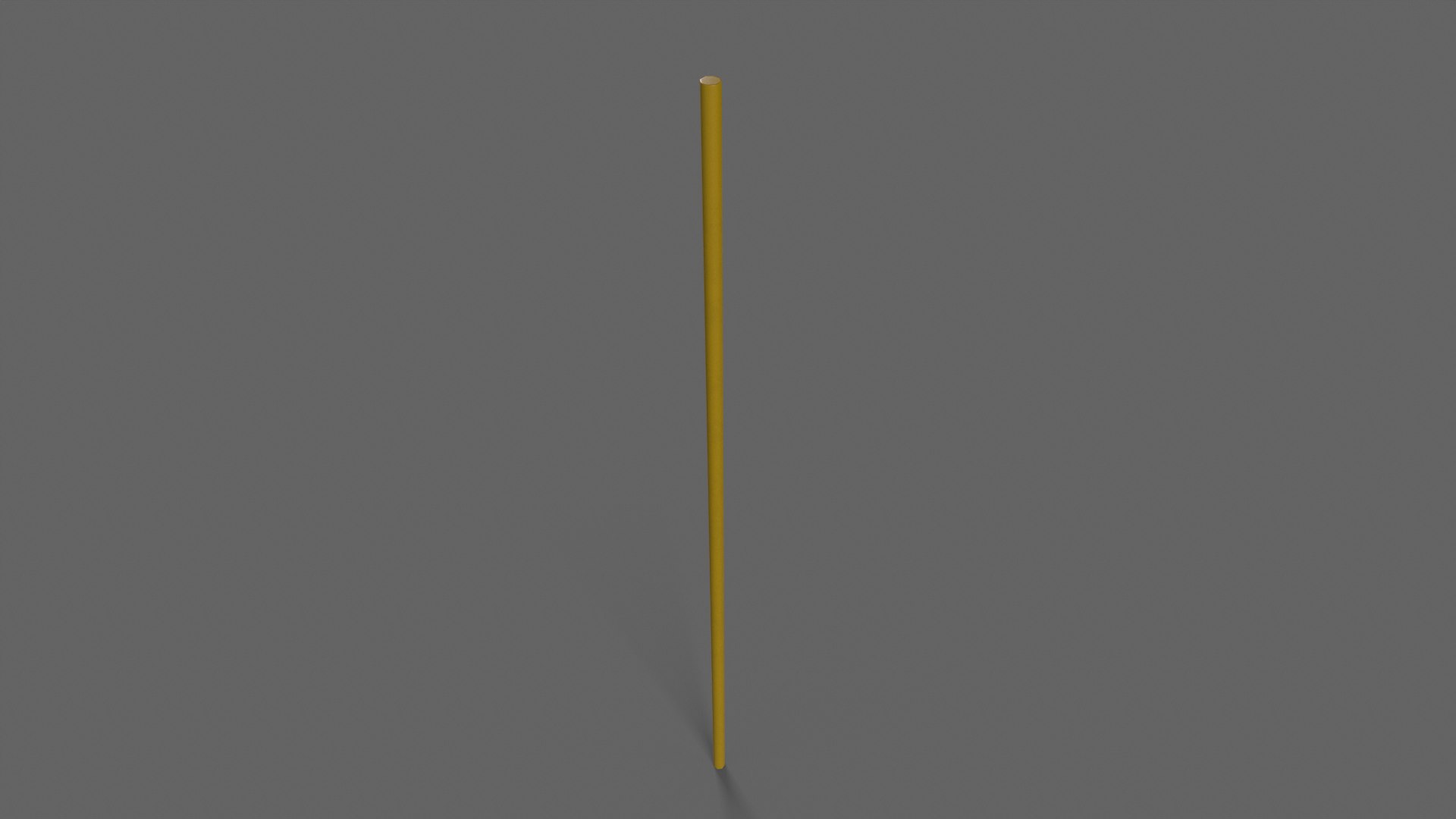 3D PBR Wushu Stick Yellow model - TurboSquid 1941948