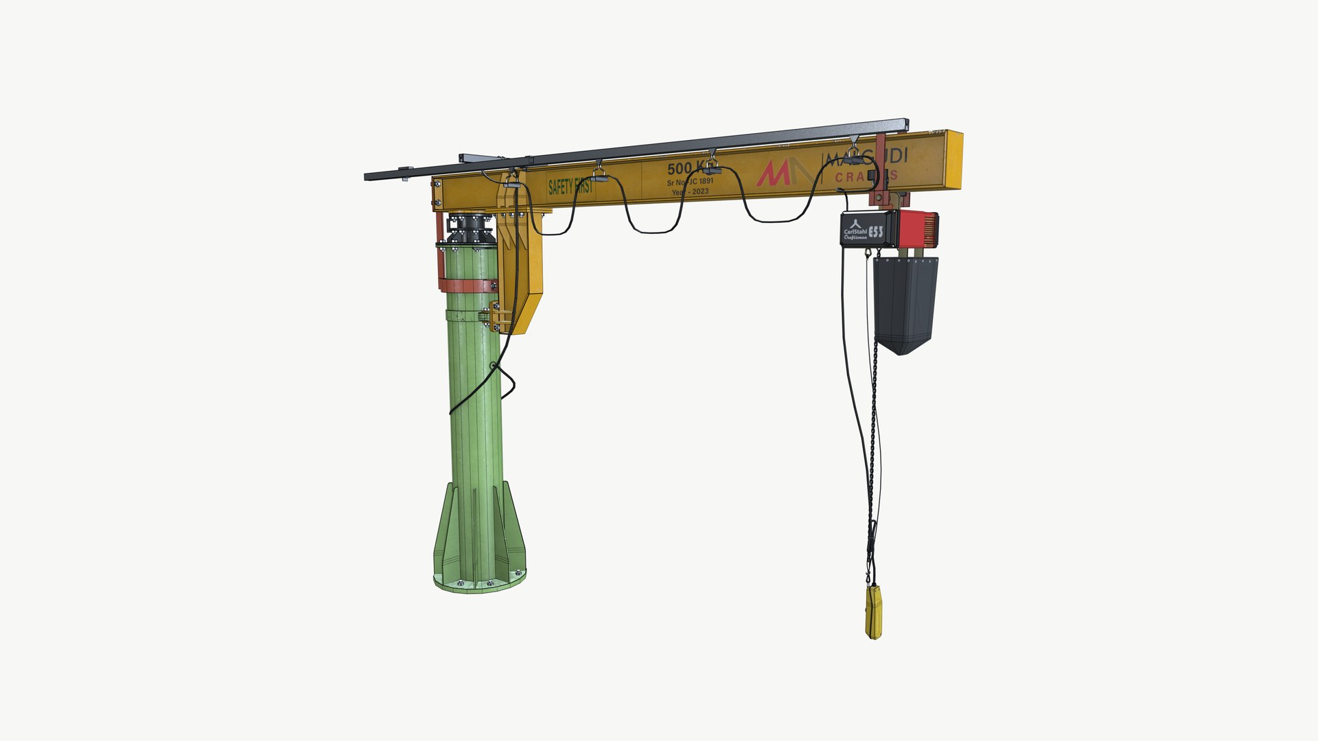 JIB Crane 3D - TurboSquid 2270793