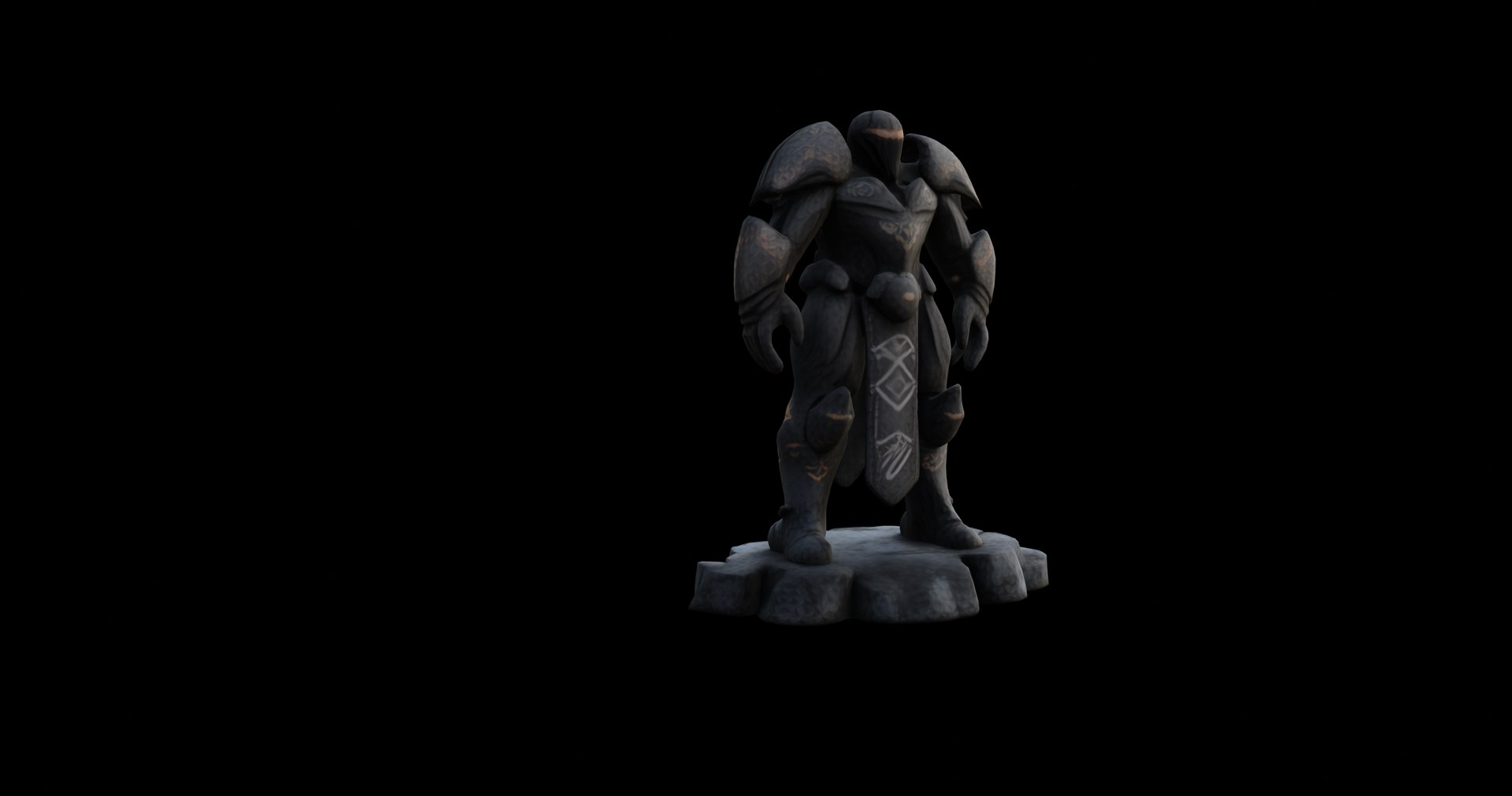 3D Ancient Guardian Stone Statue Model - TurboSquid 2378603