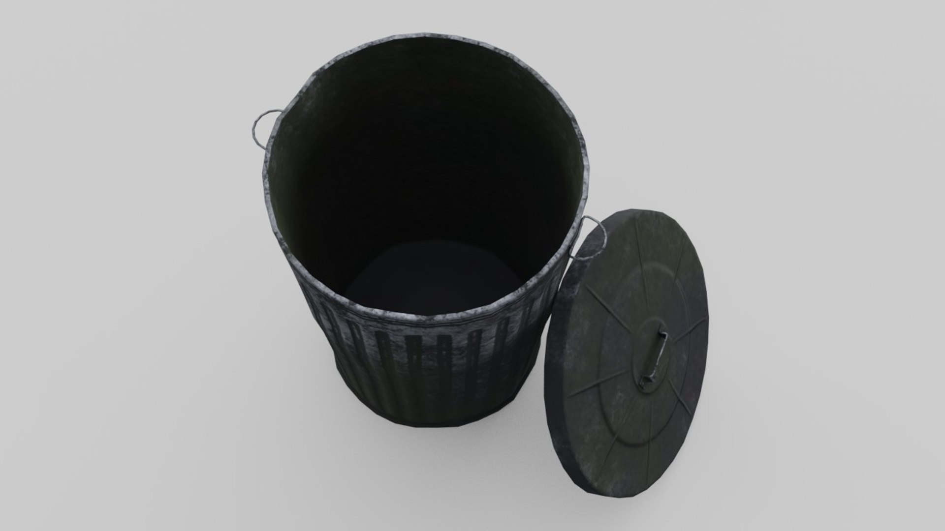 3D Dustbin 3 Old - TurboSquid 1230822