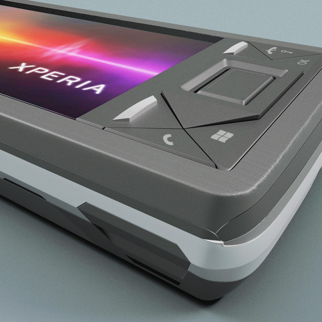 3d Sony Ericsson Xperia X01 Model