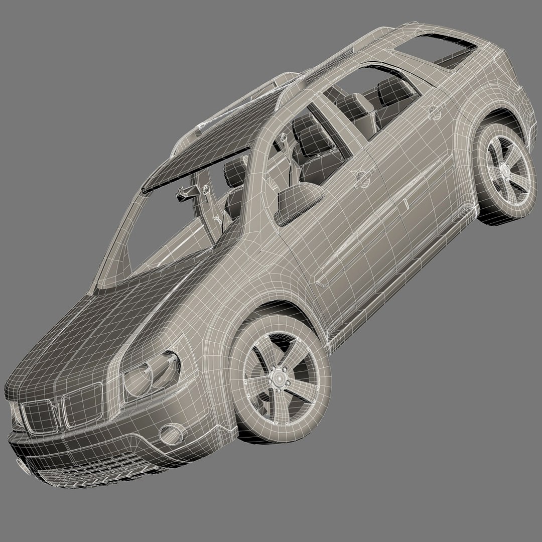 Pontiac Torrent 2008 3d Model