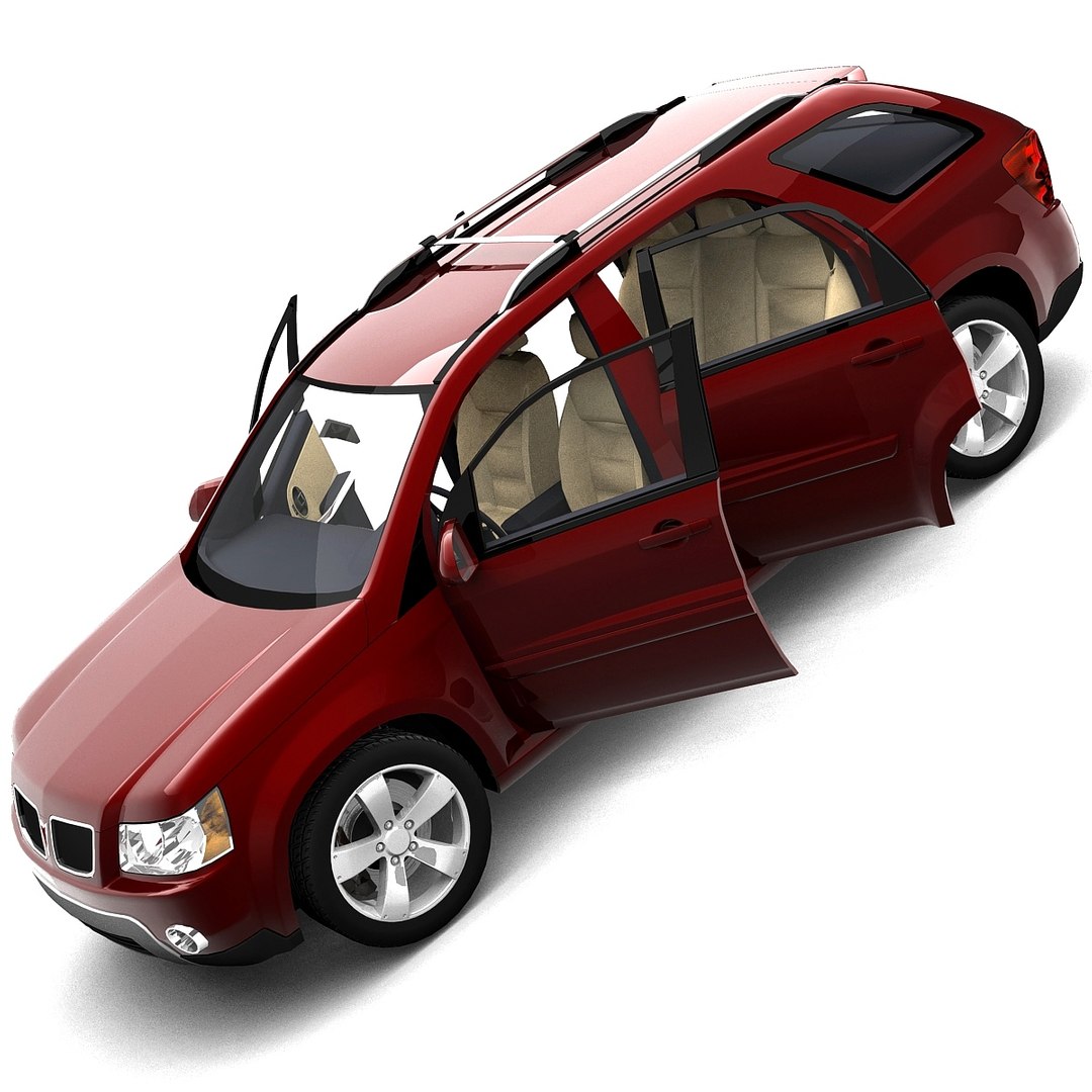 Pontiac Torrent 2008 3d Model