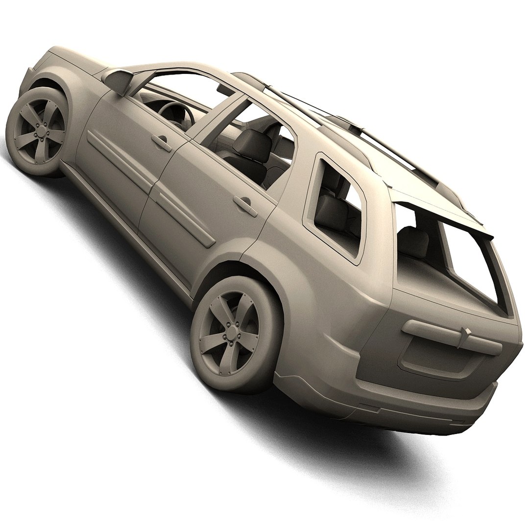 Pontiac Torrent 2008 3d Model