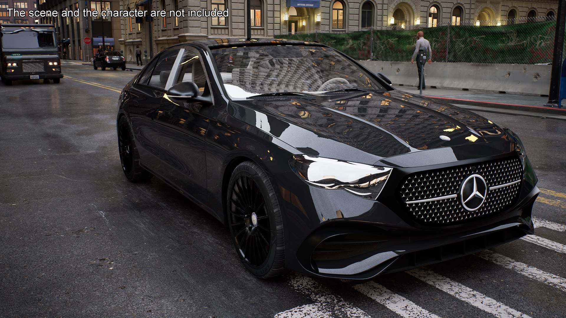 Mercedes E-Class 2023 Black Rigged 3D - TurboSquid 2112978