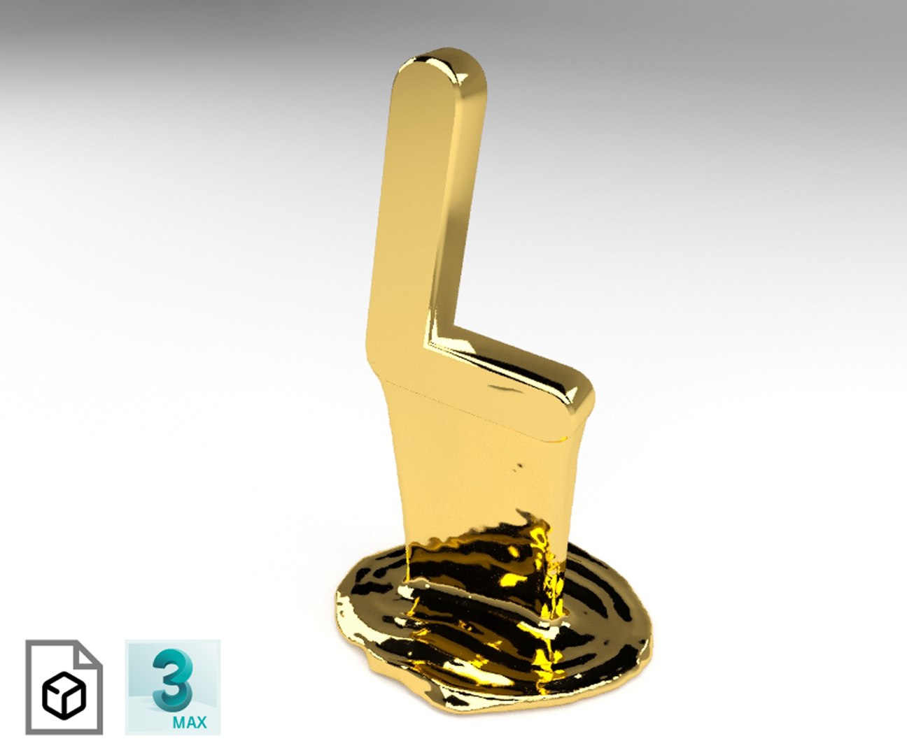 Letter 3D Model - TurboSquid 1408484