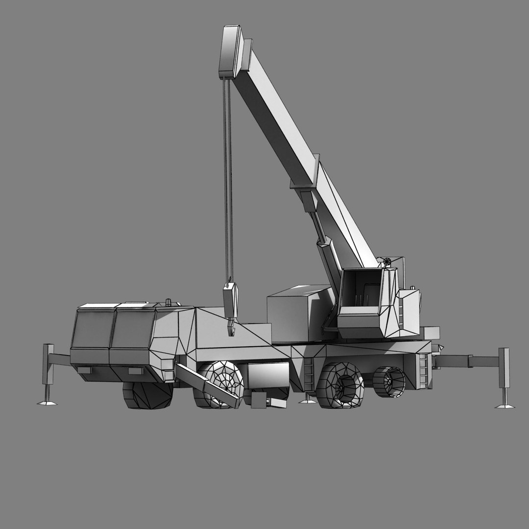 3d Crane Scene